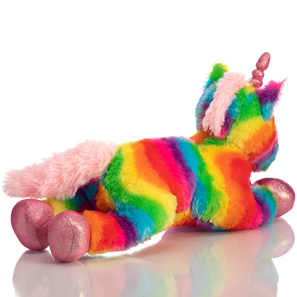 HollyHOME Plush Unicorn Stuffed Animals Rainbow Unicorn Toy Holiday Birthday Gift for Girls 16 Inch