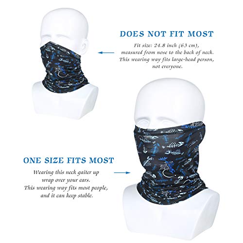 SUNMECI Cooling Face Mask Breathable Summer Neck Gaiter Cover Stylish and Versatile Head Wrap for Fishing, Motorcycle