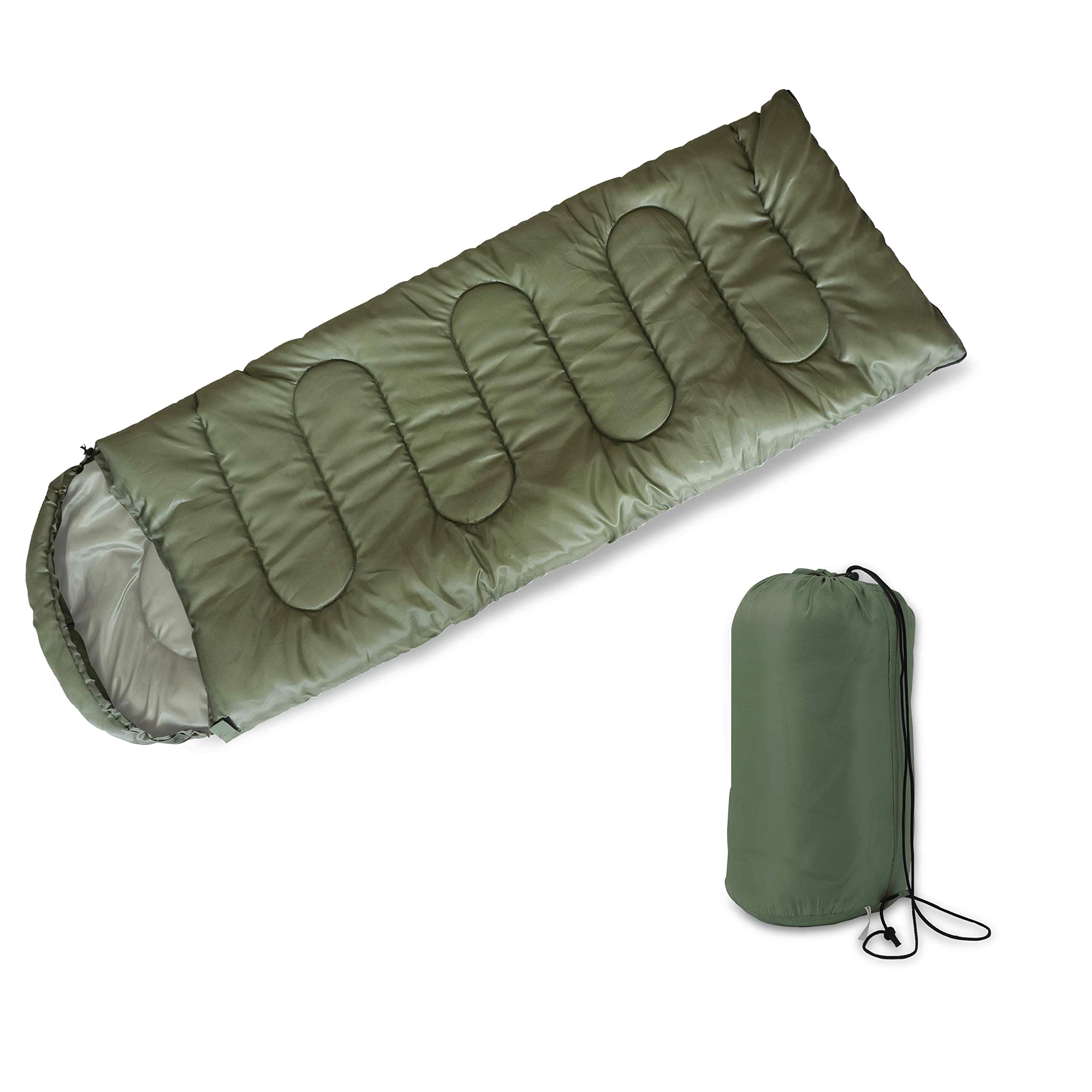 Camping Sleeping Bag 3 Seasons Warm & Cool Weather Lightweight Waterproof for Adults and Kids Perfect for Camping Hiking Traveling Indoor Outdoor