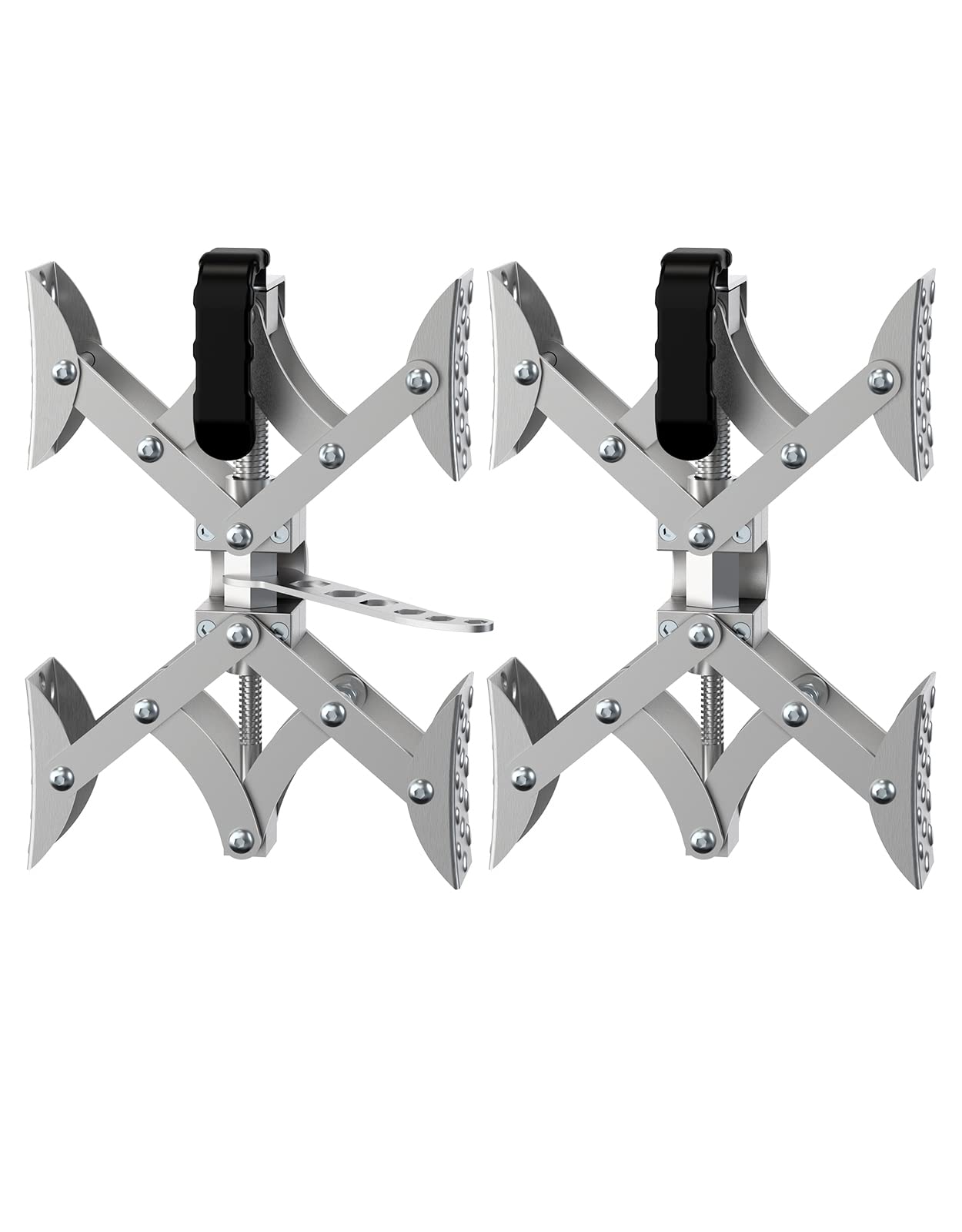 Sulythw X Chocks Wheel Stabilizer for Travel Trailers PRO [Specially Designed for Travel Trailers] Camper Wheel Chock Scissor Anti-Move Tire RV Accessories and Parts Multi-Function Wrench