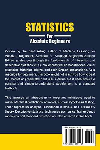 Statistics for Absolute Beginners (Second Edition) (AI, Data Science, Python & Statistics for Beginners)