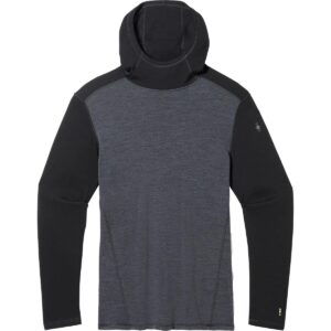 Smartwool Men's Merino 250 Baselayer Hoodie Black-Charcoal Xl