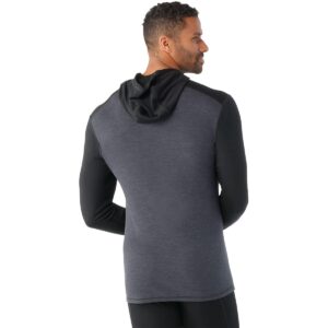 Smartwool Men's Merino 250 Baselayer Hoodie Black-Charcoal Xl