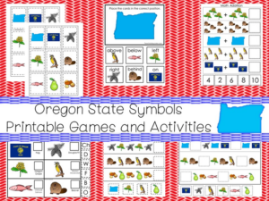 30 printable oregon state symbols themed games and activities