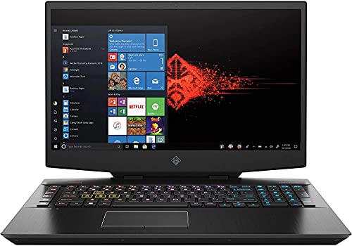 HP Omen 17.3-in Gaming Laptop Computer i7 16GB 512GB RTX 2060 6GB - 17-cb1070nr - Black