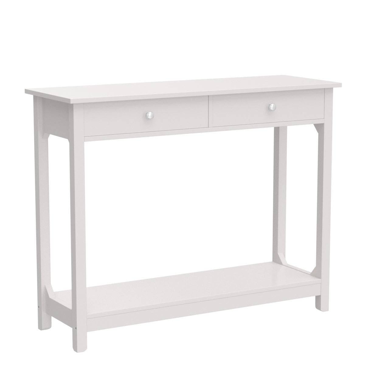 TaoHFE Console Table, 39.4"x11.8"x31.5"(LxWxH), White