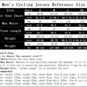 Weimostar Cycling Jersey Men Short Sleeve Cycle Bicycle Clothing MTB Road Bike Shirts Tops Full Zipper Pockets Reflective Skeleton Size L