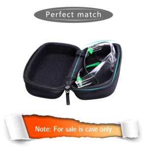 LTGEM Hard EVA Case for Safety Glasses Within Size 7.2 x 3.2 x 2.3- Travel Protective Carrying Storage Bag (Sale Case Only)