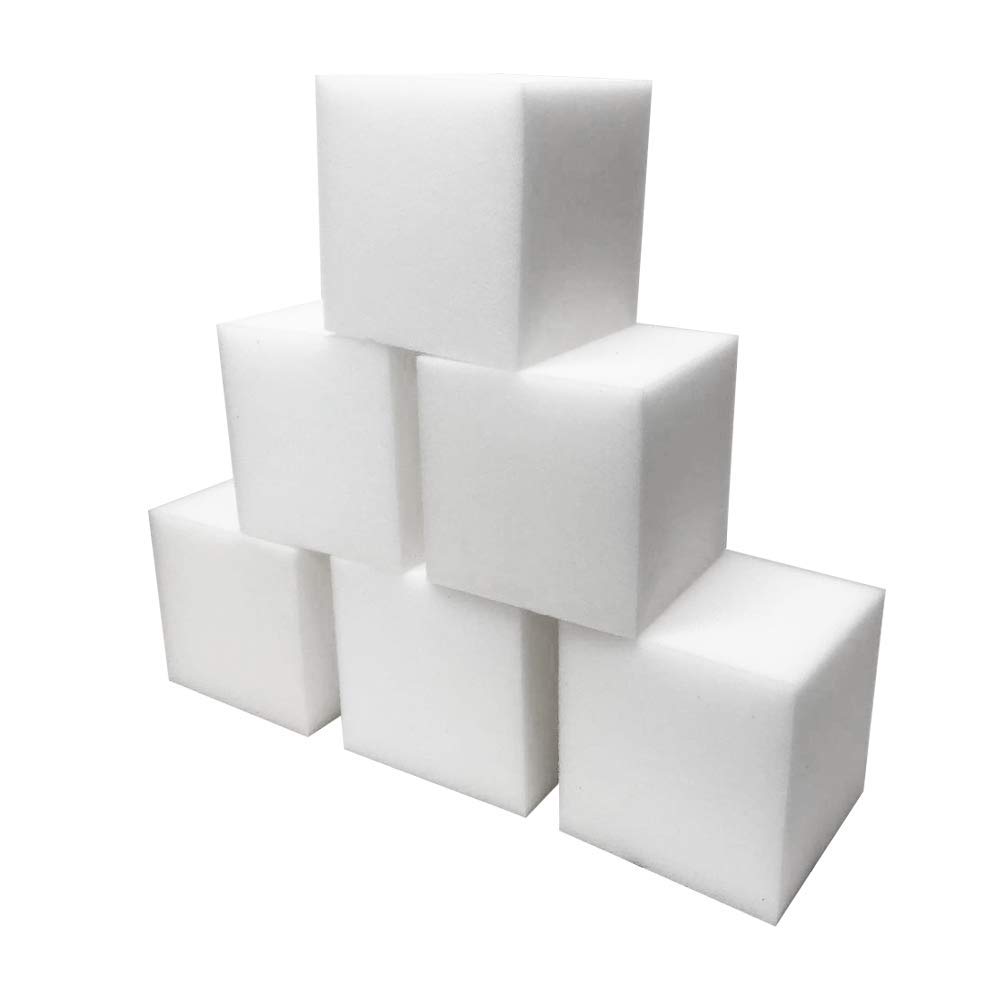 Foamma White Foam Pit Cubes/Blocks 8” x 8” x 8” 10 Pack for Gymnastics, Freerunning and Parkour Courses, Skateboard Parks, BMX, Trampoline Arenas