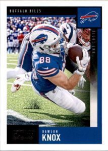 2020 score #7 dawson knox buffalo bills football card