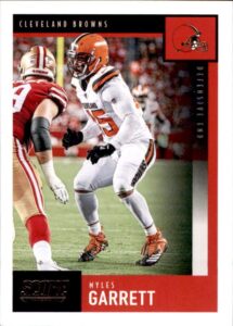 2020 score #68 myles garrett cleveland browns football card