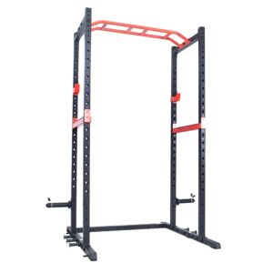 sunny health & fitness power zone strength rack power cage - sf-xf9925, black