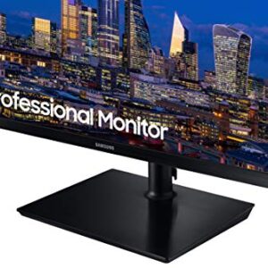 Samsung Business T85F Series 27 inch QHD 2560 x 1440 75Hz Computer Monitor for Business with HDMI, DisplayPort, USB Hub, 3-Yr WRNTY (F27T850QWN) Black