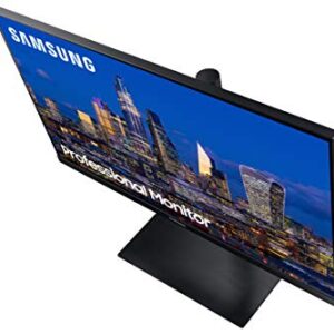 Samsung Business T85F Series 27 inch QHD 2560 x 1440 75Hz Computer Monitor for Business with HDMI, DisplayPort, USB Hub, 3-Yr WRNTY (F27T850QWN) Black