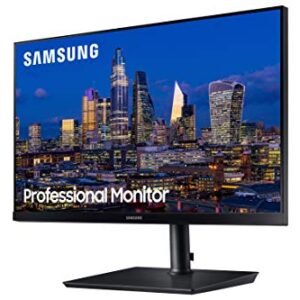 Samsung Business T85F Series 27 inch QHD 2560 x 1440 75Hz Computer Monitor for Business with HDMI, DisplayPort, USB Hub, 3-Yr WRNTY (F27T850QWN) Black