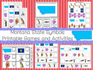 30 printable montana state symbols themed games and activities