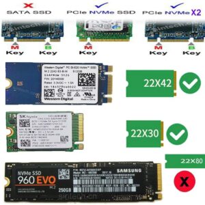 Sintech M.2 NVMe SSD Adapter Card for Upgrade 2016 2017 13" MacBook PRO A1708 Non-Touch Bar Models(Only For Late 2016-Mid 2017 Year)