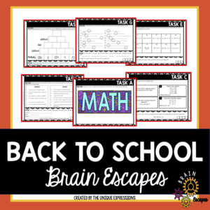 back to school escape room