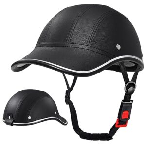 frofile bike helmets for adults - (medium, black) urban scooter bicycle helmet for men women