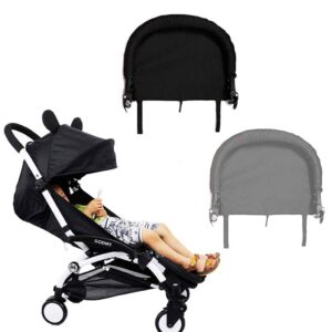 Youngy Stroller Footrest, 32cm Baby Stroller Accessories Footboard Carriage Foot Rest Feet Extension Footmuff Footrest Leg Extension Booster - Black