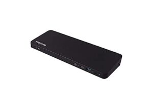 dynabook toshiba thunderbolt 3 dock - docking station - usb-c/thunderbolt 3 - vga, 2 x hdmi, dp, mini dp - 10mb lan