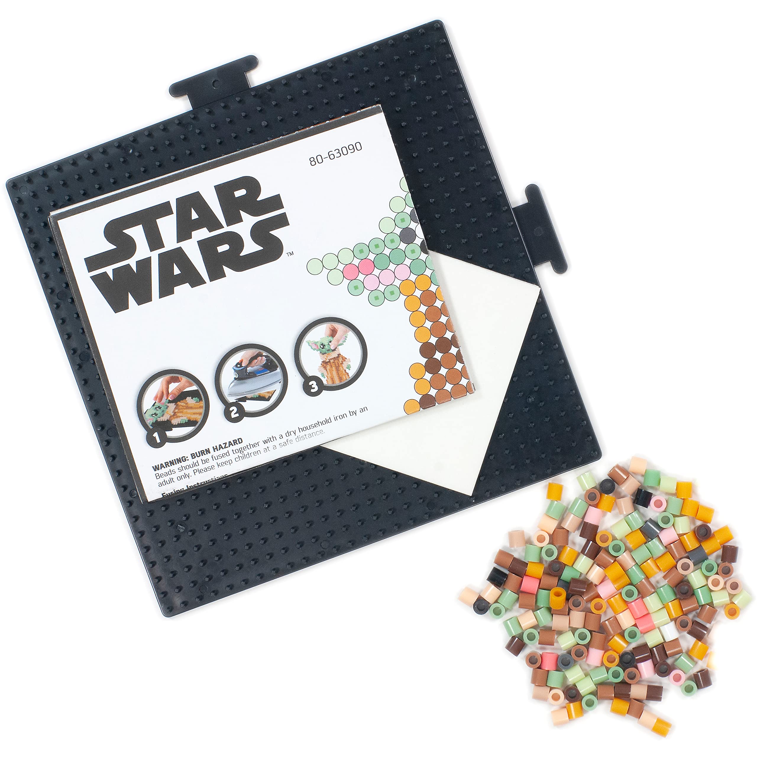 Perler 80-63090 The Mandalorian Baby Yoda Star Wars Fuse Bead Blister Kit, 1000pcs