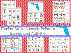 30 printable florida state symbols themed games and activities