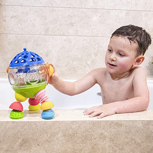 Lalaboom 3-in-1 Splash Ball And Educational Pop Beads Bath Toy - 12 Pieces - Ages 12 Months to 4 Years - BL510