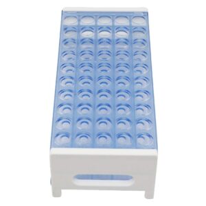 3 Pieces Test Tube Rack for 16mm Tubes 50 Holes Plastic Lab Test Tubes Holder Bracket Stand for Laboratory