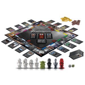 Monopoly: Star Wars The Mandalorian Edition Board Game, Protect The Child (Baby Yoda) from Imperial Enemies