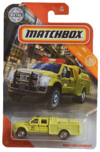 matchbox ford f 550 superduty 22/100, neon yellow