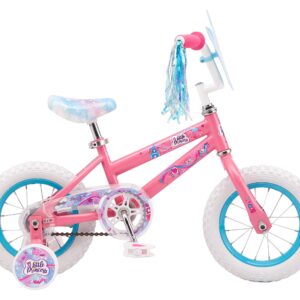 Pacific Princess Character Kids Bike, 12-Inch Wheels, Ages 3-5 Years, Coaster Brakes, Adjustable Seat, Pink, One Size