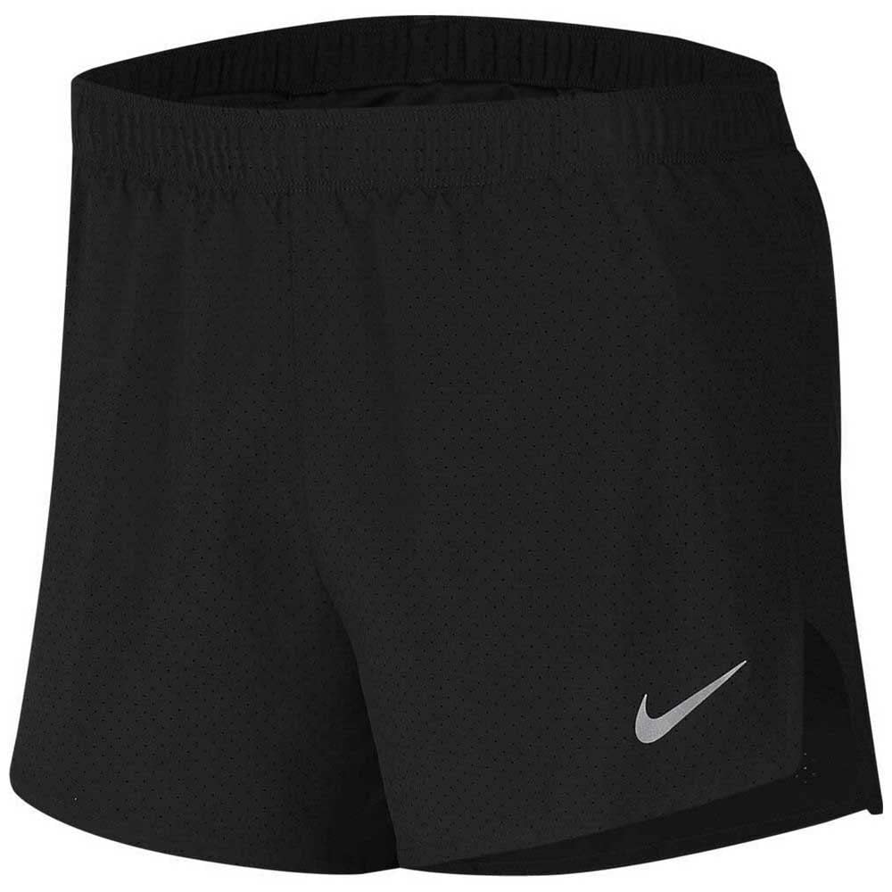 Nike Fast 4" Shorts Black/Reflective Silver MD 4