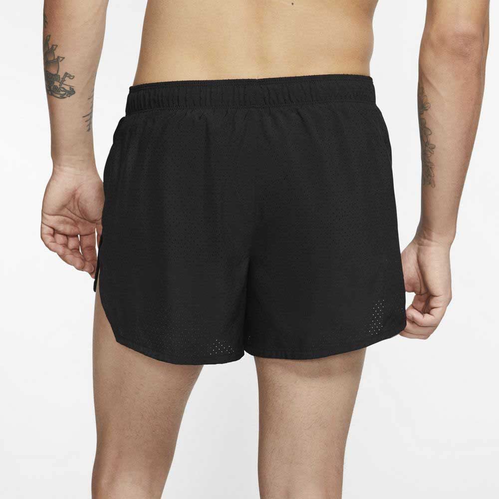 Nike Fast 4" Shorts Black/Reflective Silver MD 4