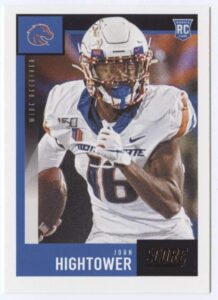 2020 score #429 john hightower iv boise state broncos nfl football card (rc - rookie card) nm-mt