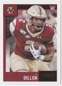 2020 score #371 aj dillon boston college eagles nfl football card (rc - rookie card) nm-mt