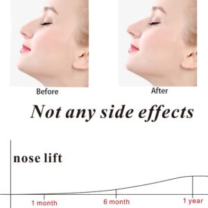 Nose Shaper Clip Nose Beauty Up Lifting Silicone Pain-Free Nose Bridge Straightener Corrector Slimming Rhinoplasty Device for Wide Crooked Nose High Up Tool