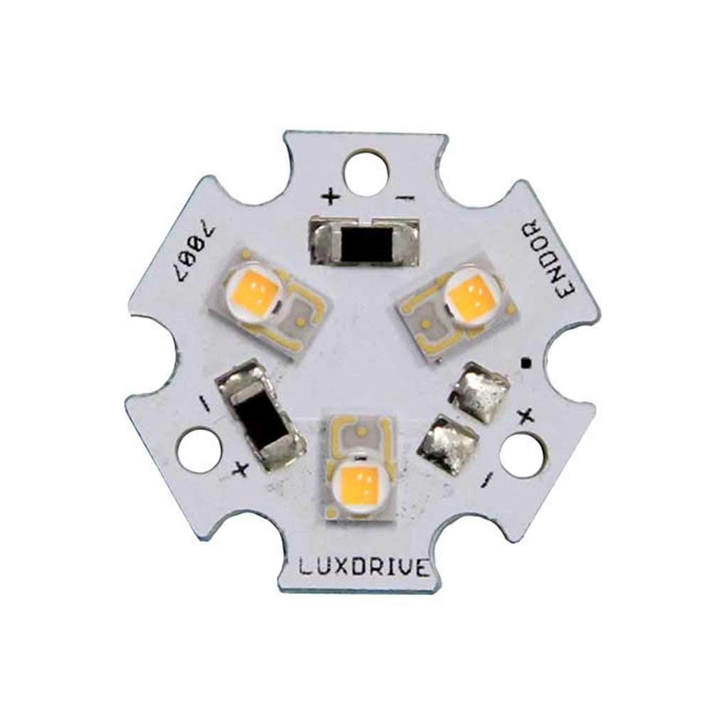 Luxeon Rebel PC Amber LED Star Board (3-Up)