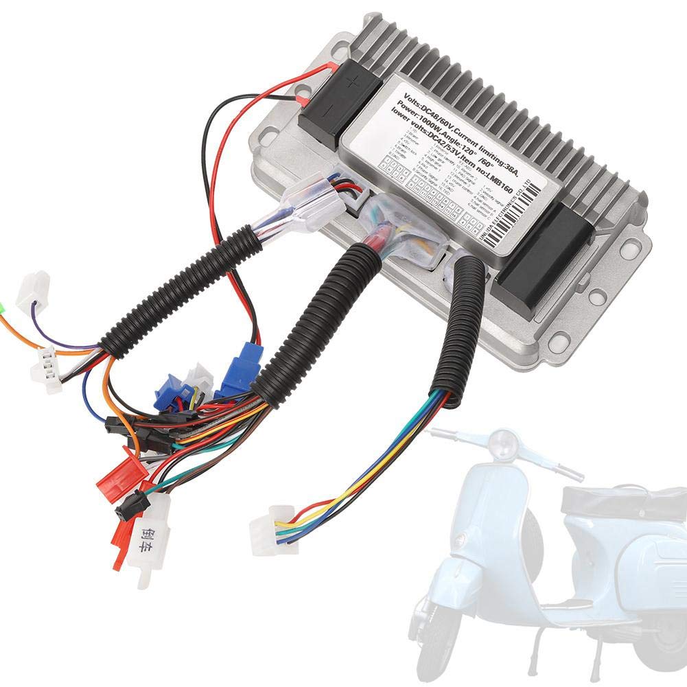 Alomejor Motor Controller, 60V 72V Universal 3 Mode High Power Brushless Motor Controller for E Bike Electric Bike Scooter