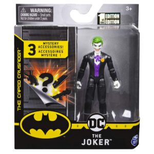 dc batman 2020 the joker (black tuxedo) 4-inch action figure by spin master