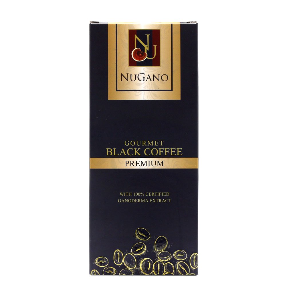 5 Packs of Nugano Black Coffee with Certified Ganoderma Extract (Total 150 sachets) Expiry 4/21