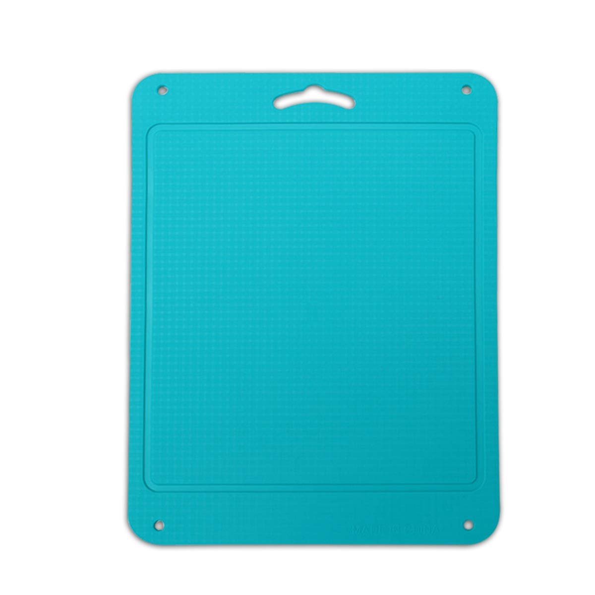 Kingneed Silicone Chopping Mat Flexible Thick Cutting Board Food Grade Material Odorless Two Sided Non-Slipping 0.15 inch Thickness, 12.6 x 9.6 inch for Kitchen (Blue)