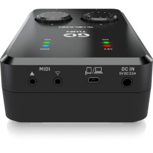 TC-Helicon GO TWIN 2-channel Audio/MIDI Interface for Mobile Devices