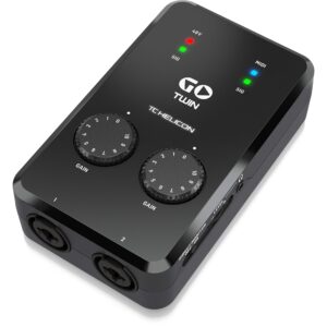 TC-Helicon GO TWIN 2-channel Audio/MIDI Interface for Mobile Devices