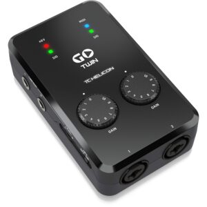 TC-Helicon GO TWIN 2-channel Audio/MIDI Interface for Mobile Devices