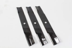 husqvarna oem 594903001 pack of 3 stay sharp high lift mower blade m-zt52 52"