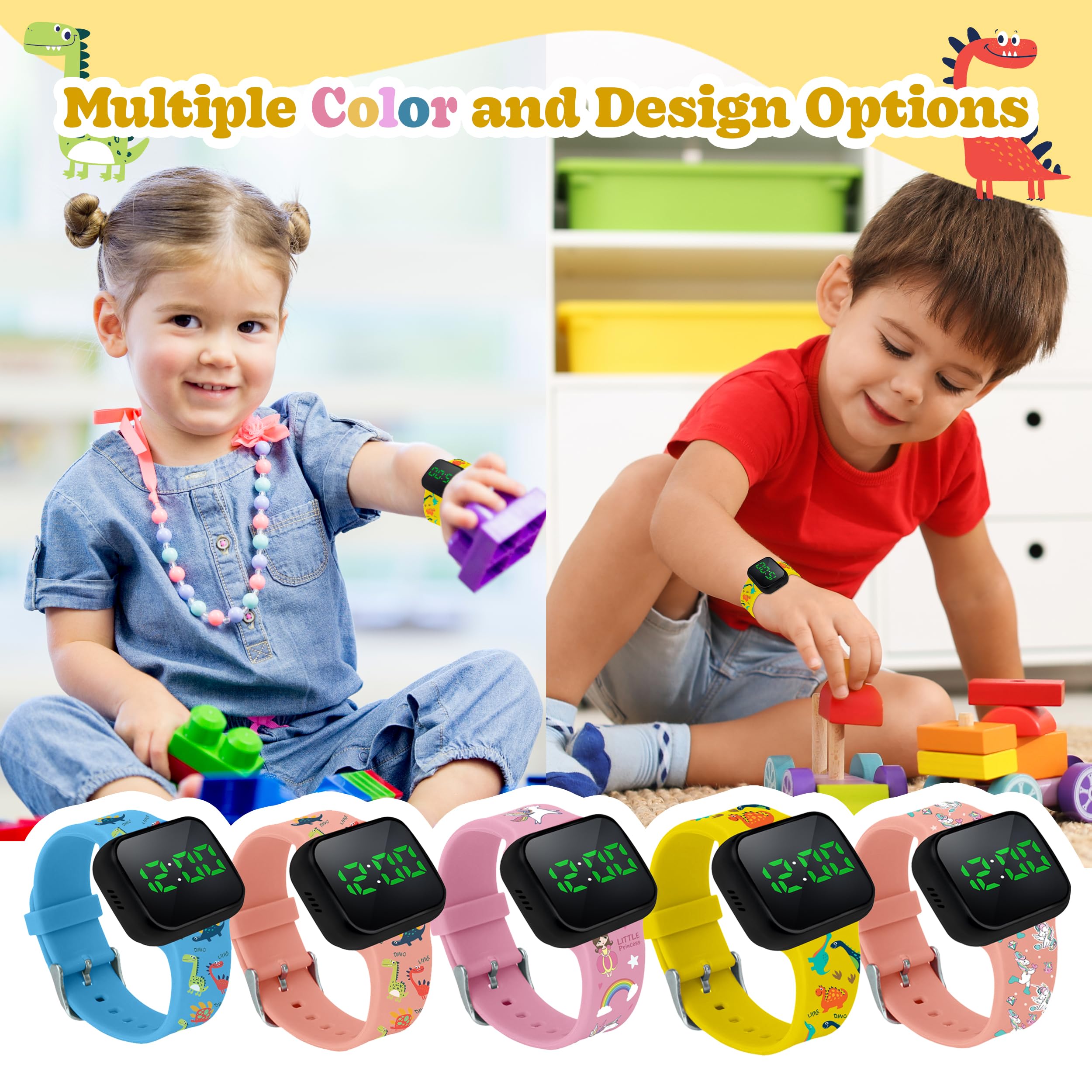 ATHENA FUTURES Potty Training Watch for Girls Boys, Flashing Lights, Music, Rechargeable, Smart Sensor, Alarm, Kids, Baby, Toddler Potty Train