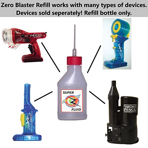 Zero Blaster Handheld Smoke Stick Replacement Fluid - for Draft Detector Puffer Fog Pen Machine Kit (3oz)