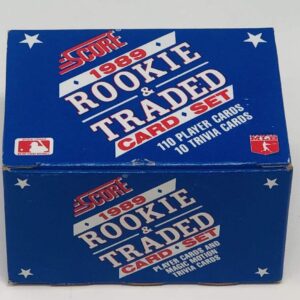 1989 Score Rookie Traded Baseball Set Ken Griffey Jr Randy Johnson Rookie