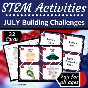 stem activities: july building challenges